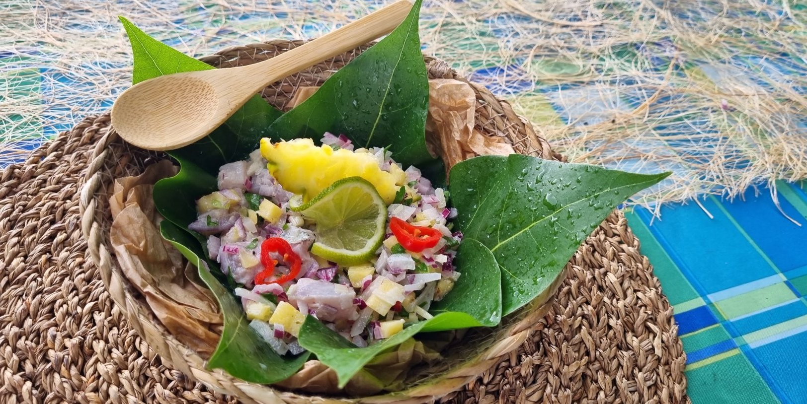 Avec Carrefour Martinique, Je consomme local : POISSON À LA TAHITIENNE